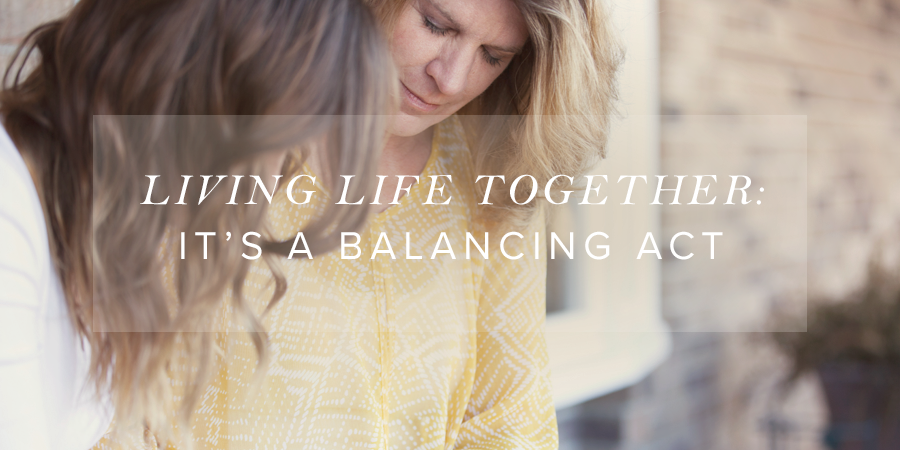 Living Life Together Its A Balancing Act Articles Revive Our Hearts