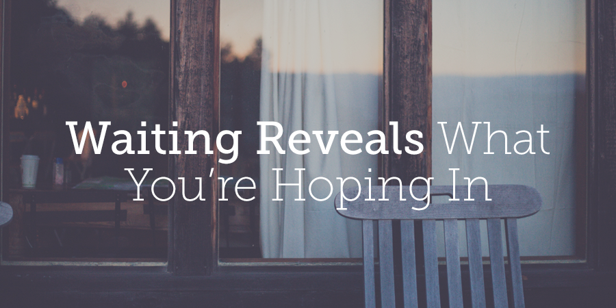 Waiting Reveals What You’re Hoping In | Revive Our Hearts Blog | Revive ...