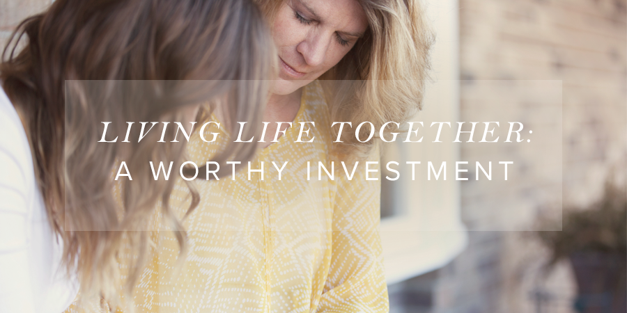 Living Life Together: A Worthy Investment (part 4) | Articles | Revive ...