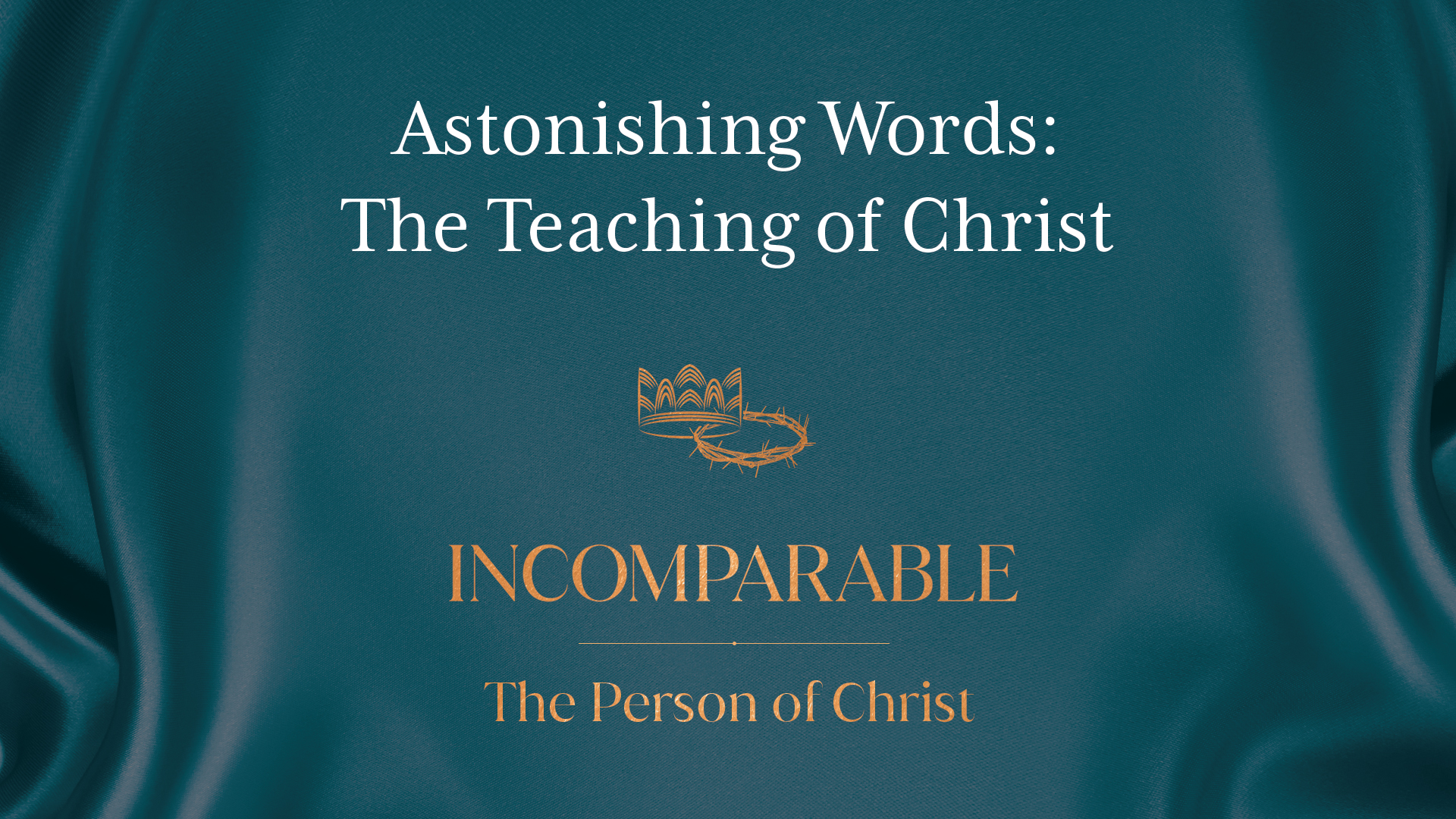 Astonishing Words: The Teaching of Christ | Revive Our Hearts Episode ...