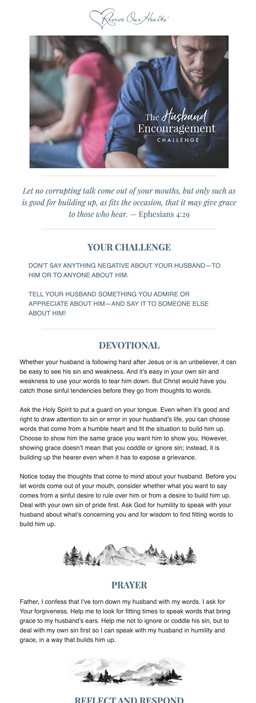 30-Day Husband Encouragement Challenge | Revive Our Hearts