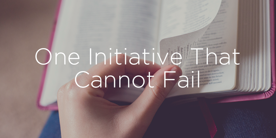 One Initiative That Cannot Fail | Articles | Revive Our Hearts